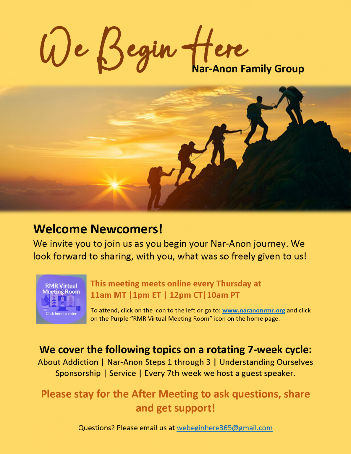 Meetings – Rocky Mountain Region Nar-Anon Family Groups