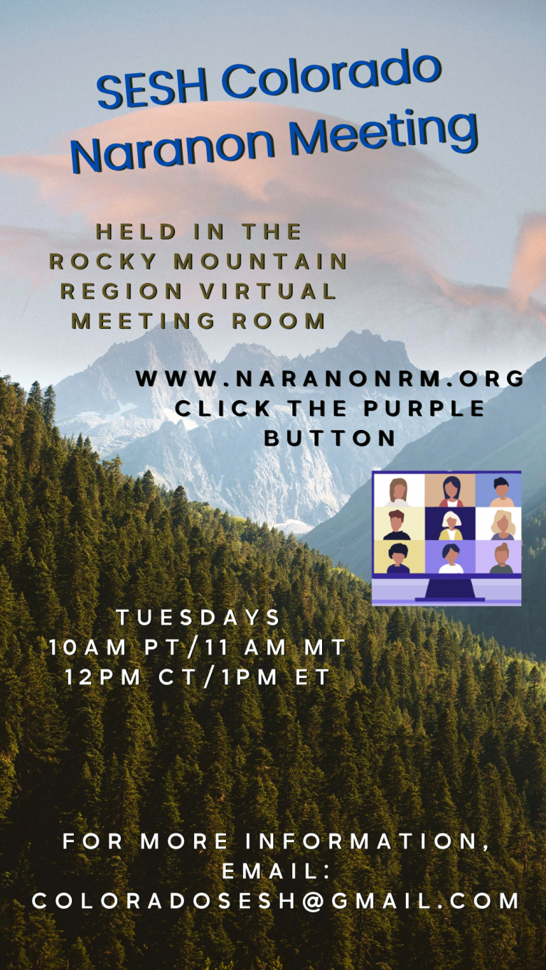 SESH Colorado – Rocky Mountain Region Nar-Anon Family Groups